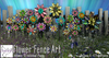 Second Life Marketplace - [ free bird ] Flower Fence Art